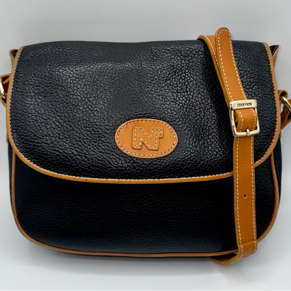Nina Ricci | Bags | Vintage Nina Ricci Black Pebble Grain Leather ...